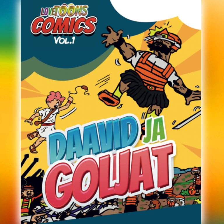 Daavid ja Goljat – Lovetoons sarjakuva lapsille – Rapsodia
